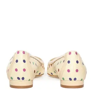 Manolo Blahnik Polka-dot Ballet Flats - No