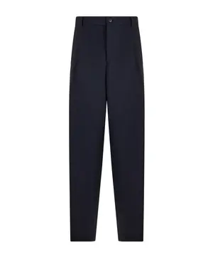 Hugo Boss Casual Pants With Belt Loops - Black