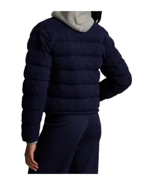 Polo Ralph Lauren Cable-knit Quilted Jacket