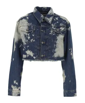 VIVIENNE WESTWOOD Long-sleeve Denim Jacket - Black