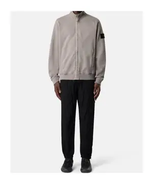 Stone Island Regular-fit Track Jacket With Ribbed Inserts