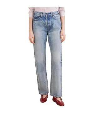 NILI LOTAN High Rise Straight-leg Jeans