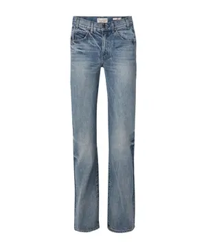 NILI LOTAN High-rise Straight-leg Jeans - Blue