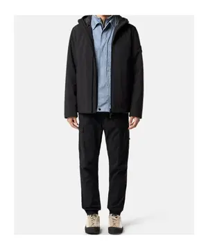 Stone Island Hooded Jacket With Wind- And Water-resistant Membrane