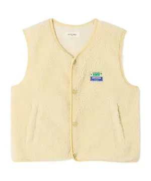 American Vintage Sleeveless Vest - Ecru