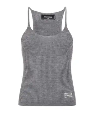 Dsquared2 Signature Knit Tank Top - Grey