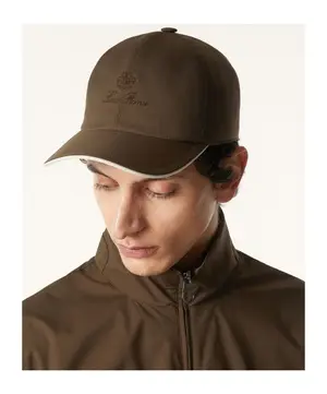 Loro Piana Baseball Cap With Embossed Logo