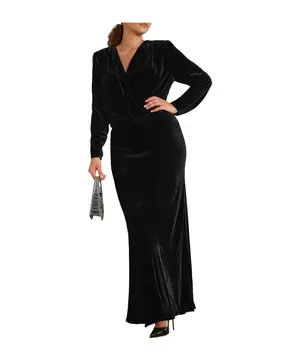 L'Agence Satin Maxi Skirt