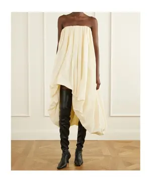 JIL SANDER Off-the-shoulder Bustier Dress