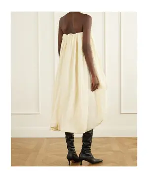 JIL SANDER Off-the-shoulder Bustier Dress
