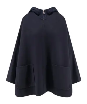 Loro Piana Farrel Hooded Cashmere Cape - Black
