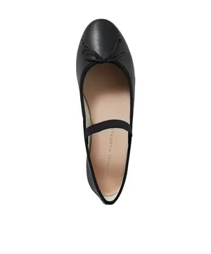 LOEFFLER RANDALL Leonie Bow-embellished Leather Flats