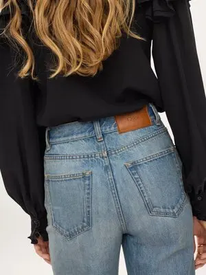 Chloé High-rise Wide-leg Jeans In Denim - Blue