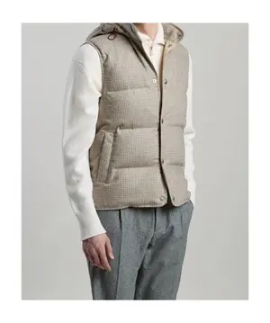 Eleventy Nylon Wool Cashmere Gilet