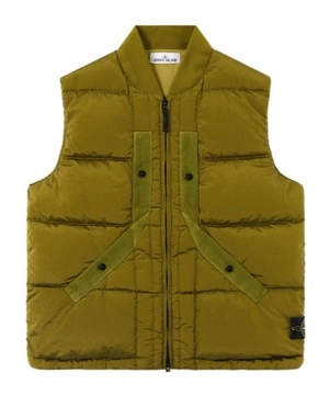 Stone Island Zipped Quilted Vest - Cactus