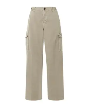 JAMES PERSE Cotton-blend Twill Straight-leg Cargo Pants - Nude