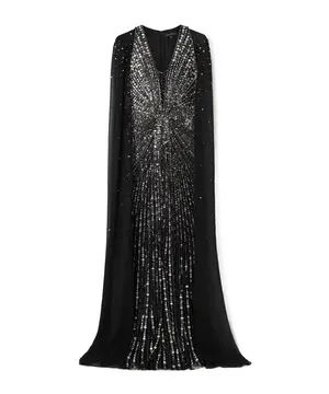 ALEMAIS One-shoulder Gathered Printed Recycled Satin-twill Dress