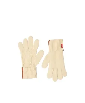 DIESEL® Knitted Gloves In Wool And Cotton