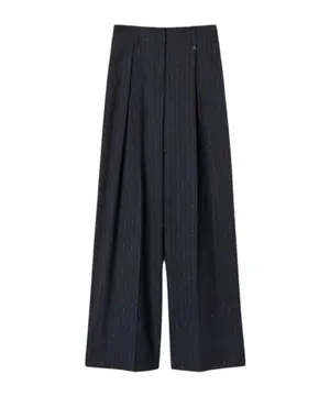 TWINSET Striped-detail Casual Trousers