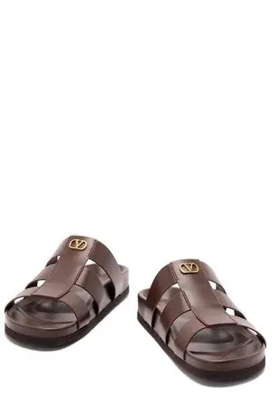 Valentino Garavani Studshield Slip-on Slide Sandals