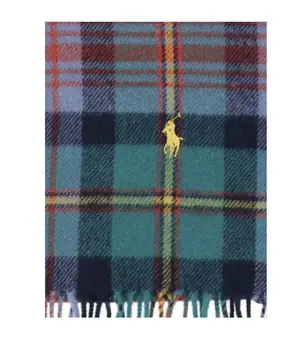 Polo Ralph Lauren Checked Fringe Scarf
