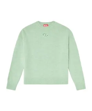 DIESEL® Jumper In Wool And Alpaca Blend - Aqua