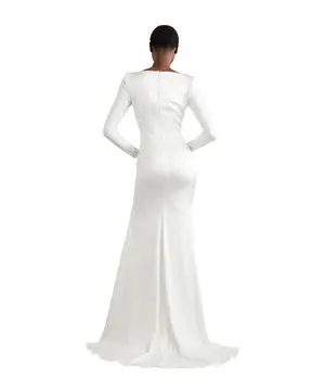 Alex Perry Satin Crepe Gown