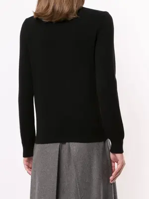 Play Comme Des Garcon Logo-embroidered Cardigan