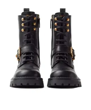 Versace Roxy Leather Boots 35 Mm