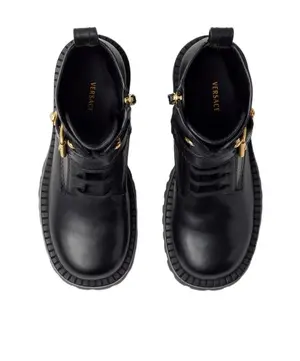 Versace Roxy Leather Boots 35 Mm