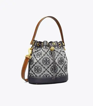 Tory Burch T Monogram Jacquard Bucket Bag