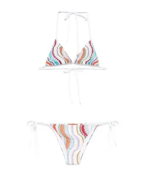 Missoni Lamé Wave Triangle Bikini