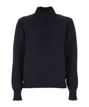 GRAN SASSO Turtleneck Sweater - Black