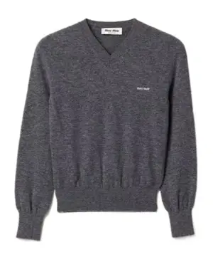 Miu Miu V-neck Wool Cardigan - No