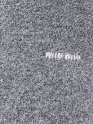 Miu Miu V-neck Wool Cardigan