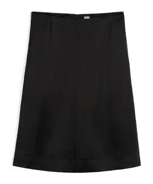 TOTEME Paneled Midi Skirt - Black