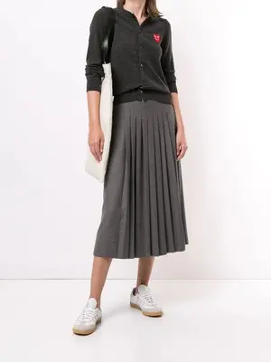 Play Comme Des Garcon Logo-embellished Cardigan