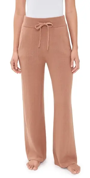 Eberjey Recy Sweater Pants - Hazelnut