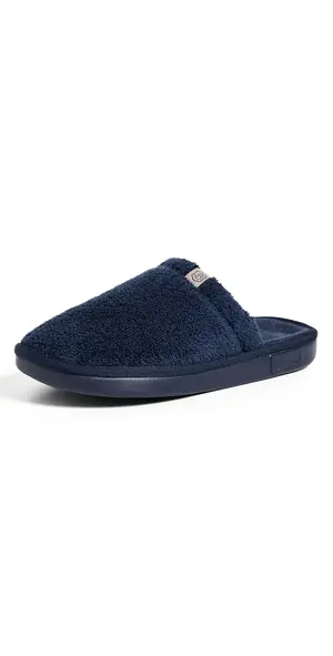 BRUNCH Terry Cloth Essential Slippers - Navy