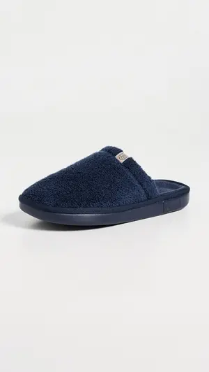 BRUNCH Terry Cloth Essential Slippers - Navy