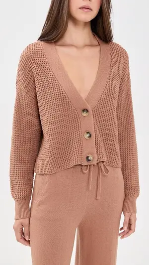 Eberjey Recy Sweater Cropped Cardigan