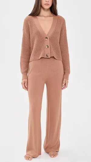 Eberjey Recy Sweater Cropped Cardigan