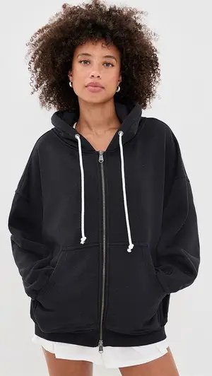 Free People Final Call Zip Up Hoodie