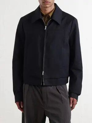 Dries Van Noten Padded Cotton And Wool-blend Blouson Jacket