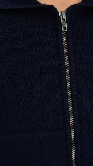 LISA YANG Lilia Hooded Zip Cardigan