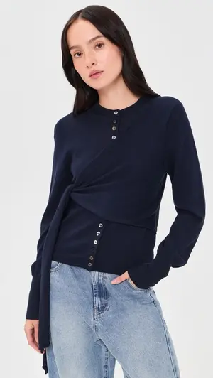 DAMSON MADDER Venna Wrap Cardigan