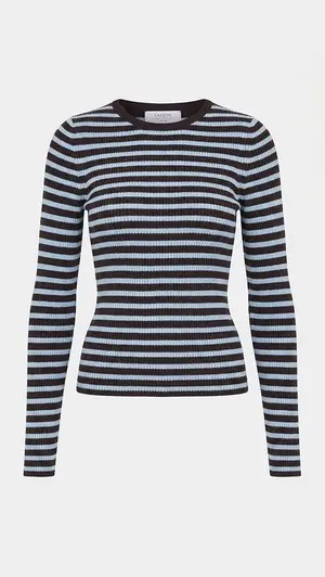 LA LIGNE Striped Fitted Sweater
