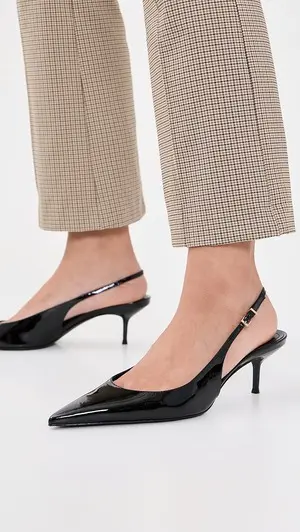 Schutz Paola Mid Slingback Kitten Heels