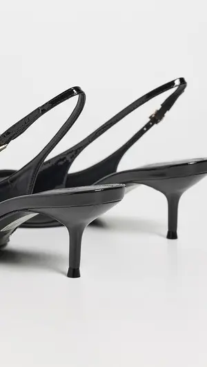 Schutz Paola Mid Slingback Kitten Heels