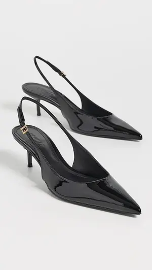 Schutz Paola Mid Slingback Kitten Heels